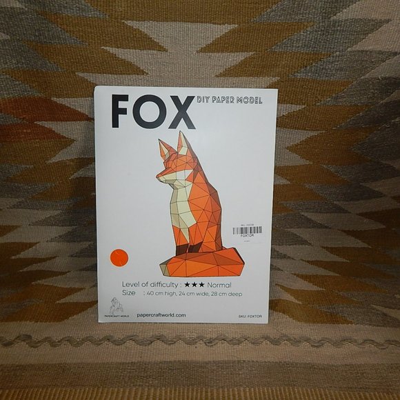 PaperCraft | Games | Papercraft World Foxtor Fox Diy Paper Model Craft ...